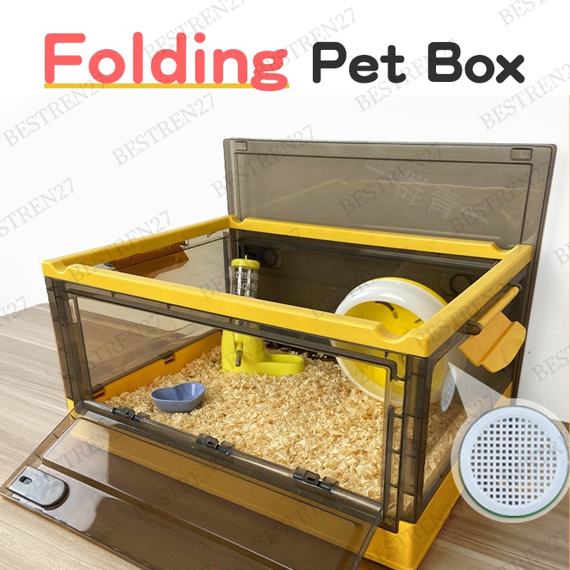 💥ready stock💥Pet Insulation Box Hamster Cage Gecko Hedgehog Hermit Crab ...