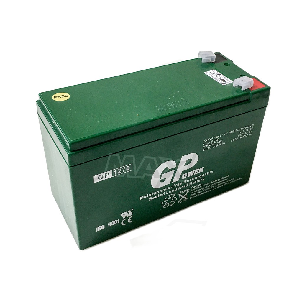 GPower GP1270 Backup Battery 12V 7.0AH Rechargeable Seal Lead Acid ...