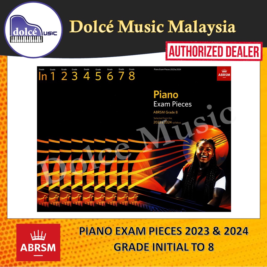 ABRSM - Piano Exam Pieces 2023 & 2024 - Grade Initial to 8 | Shopee Malaysia