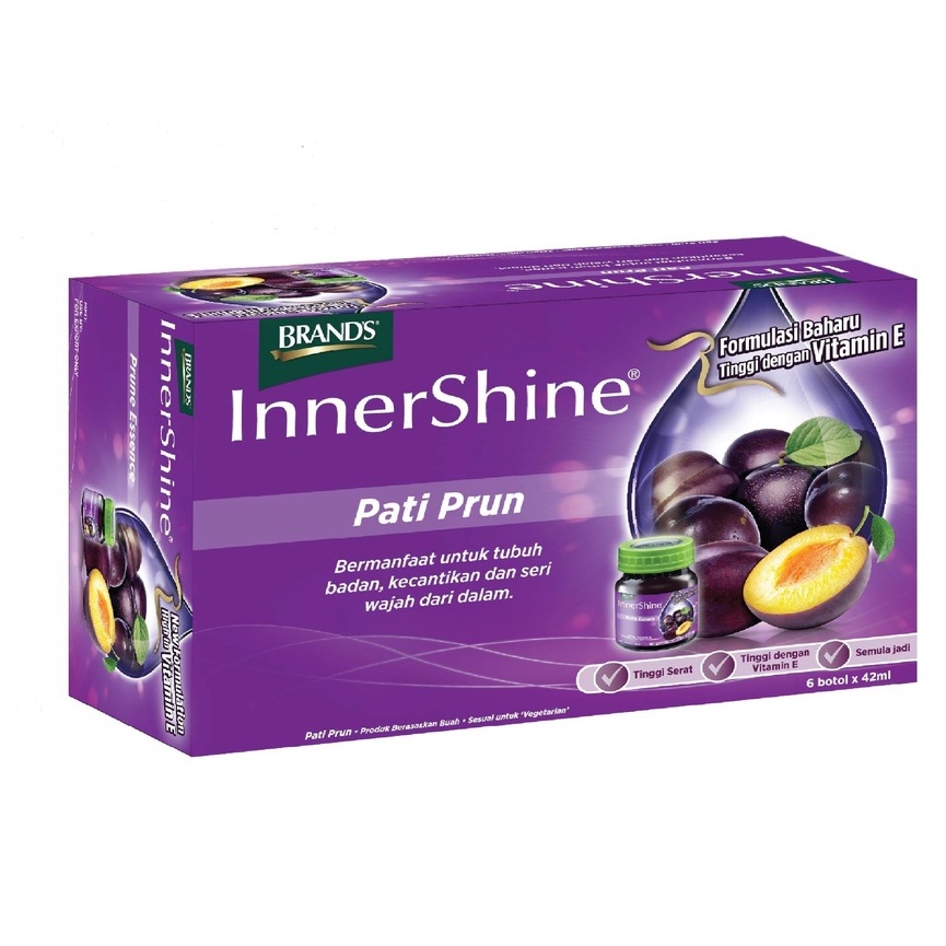 BRAND'S InnerShine Prune Essence 6s x 42ml (Pati Prun) | Shopee Malaysia