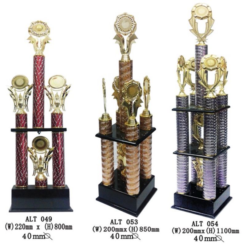 BIG TROPHY WITH LOGO STICKER/SPORTS EVENTS | Shopee Malaysia