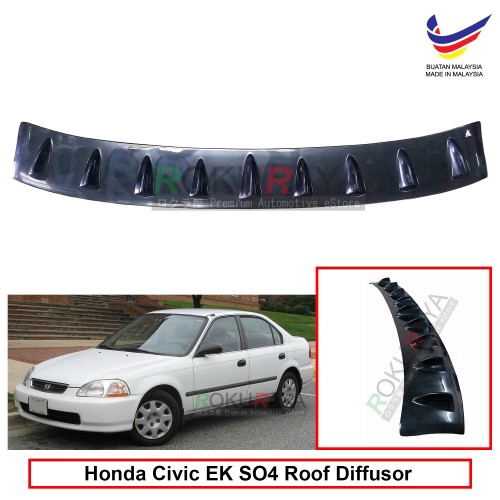 Honda Civic EK SO4 (6th Gen) 1995-2000 Vortex Generator Shark Fin Roof ...