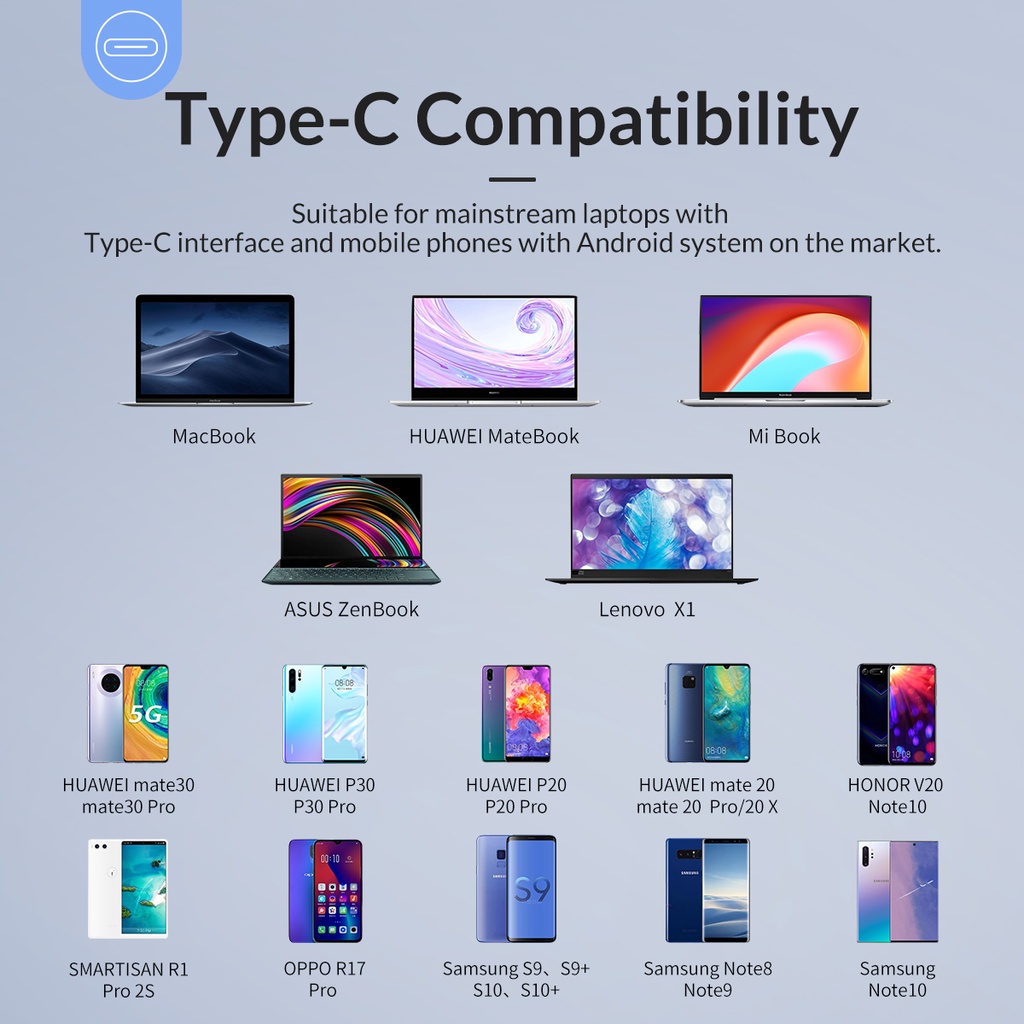 ORICO USB C HUB Type C to Multi USB 3.0 PD RJ45 Carder Reader Dock ...