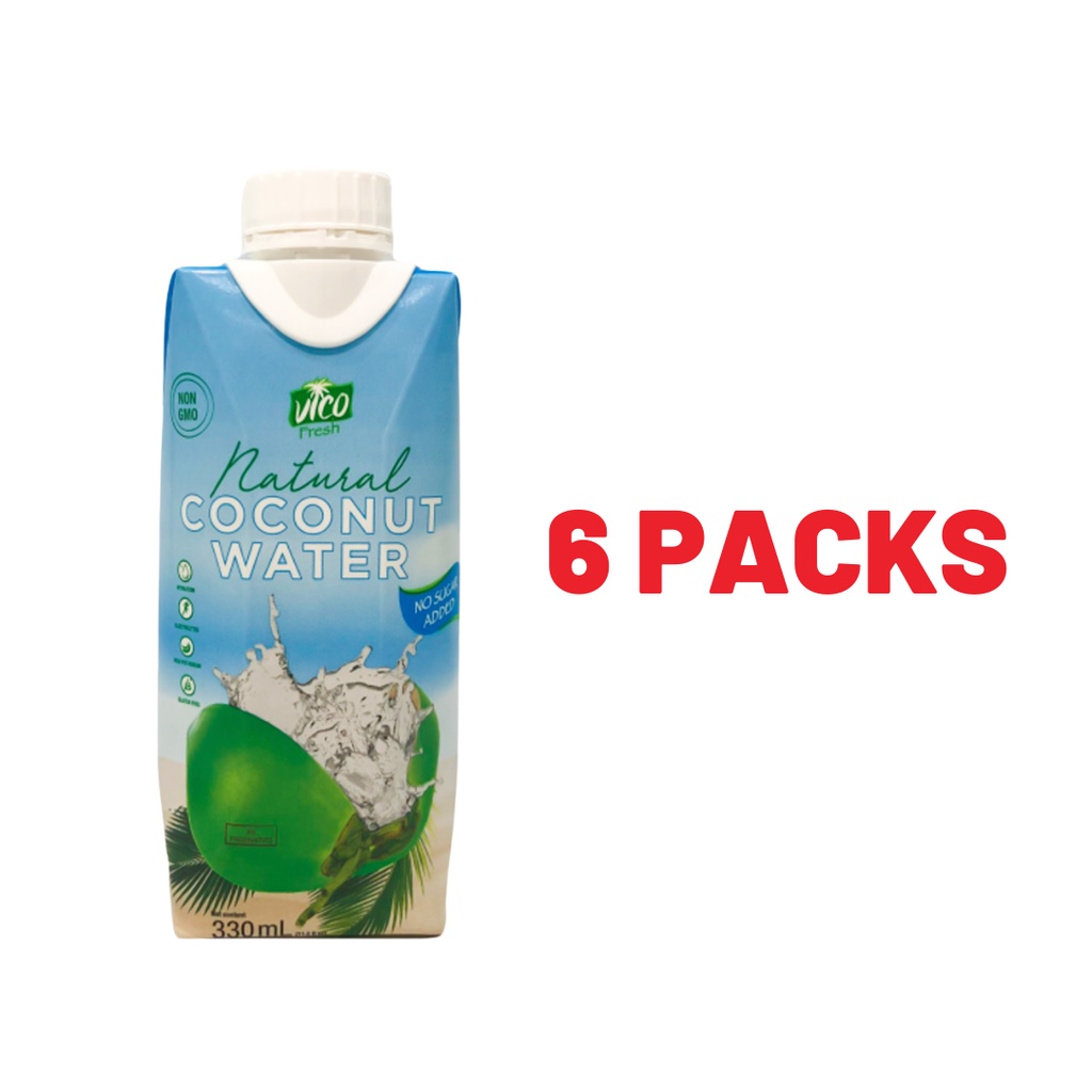 VICO FRESH 100% Fresh Natural Coconut Water 330ml - Prisma Pack ...