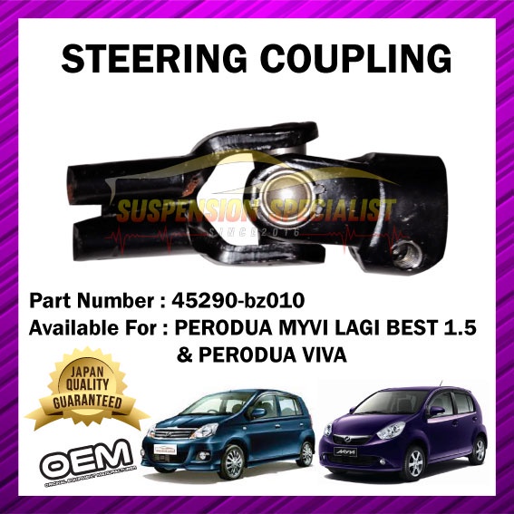 PERODUA MYVI 1.5 (MYVI LAGI BEST) , VIVA STEERING COUPLING (45290-BZ010 ...