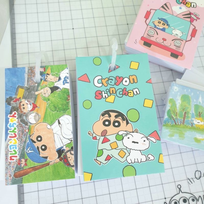 Crayon Shin-Chan Vocabulary Card Blank New Word Portable Notes Nohara ...