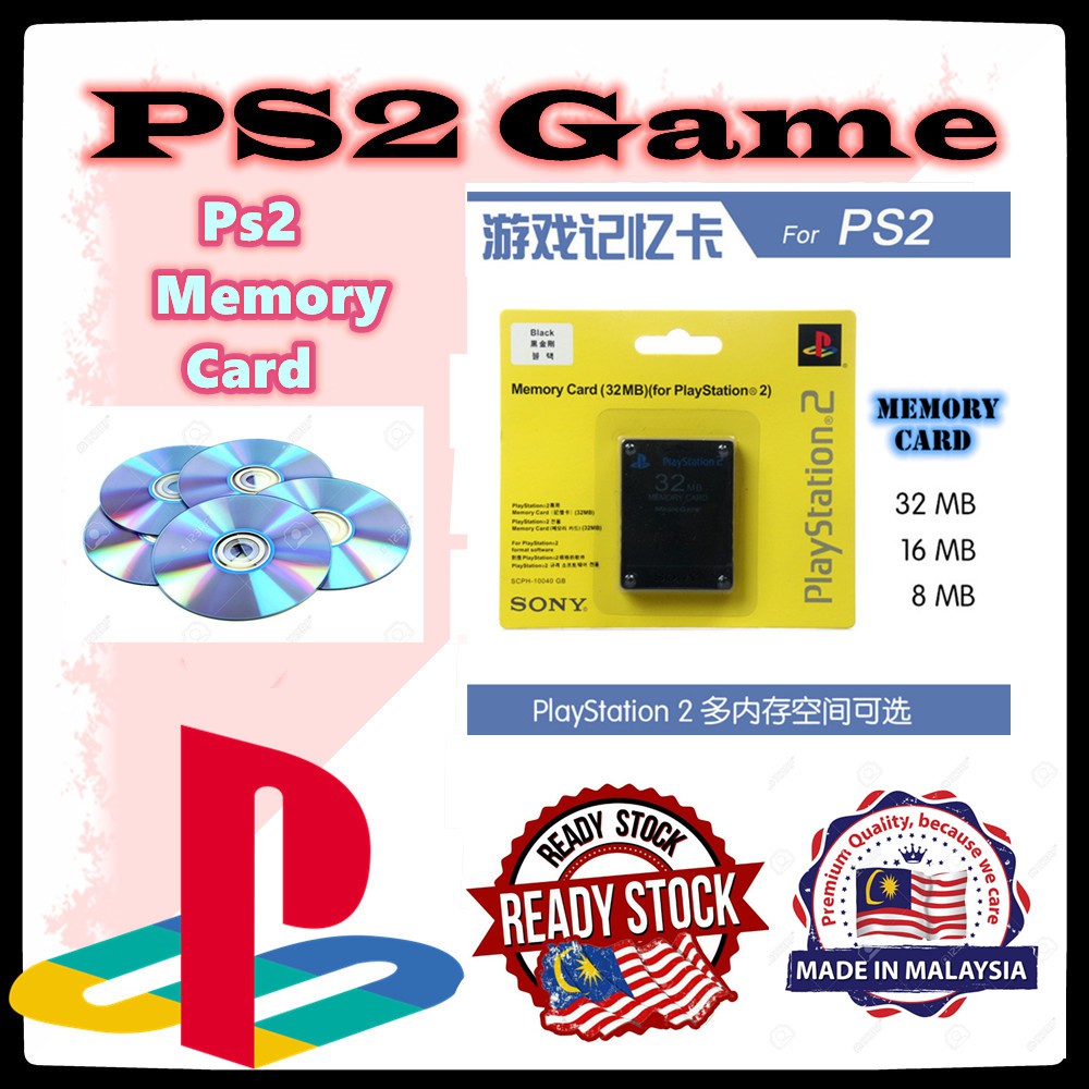 💥PS2 Memory Card 8MB,16MB,32MB / Ready in Malaysia Stock💥 | Shopee Malaysia