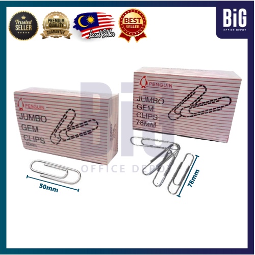 【READY STOCK | 1 YEAR WARRANTY】PENGUIN / DINGLI PAPER CLIP | JUMBO GEM ...