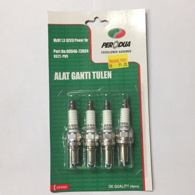 [READY STOCK] Perodua Myvi 1.3 SE/Myvi Lagi Best/Alza Spark Plug (9004A ...