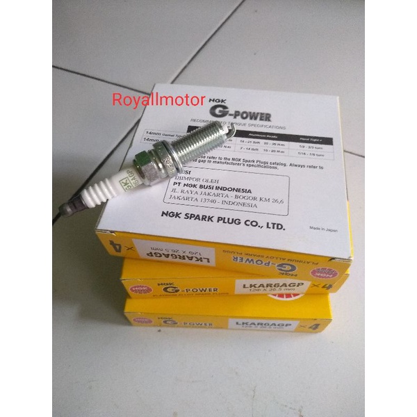 Toyota ETIOS VALCO 1.5 Spark Plugs [ 2011 - 2017 ] NGK G-POWER PLATINUM ...