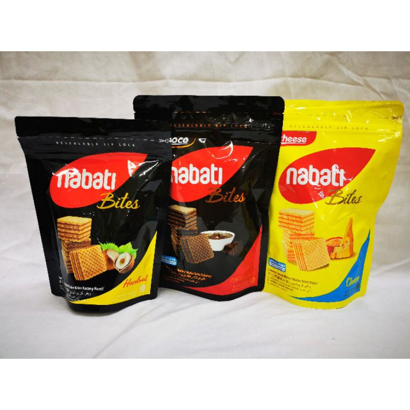 ALL Nabatii richeese bites ／nabati bites hazelnut cream wafer 112g ...