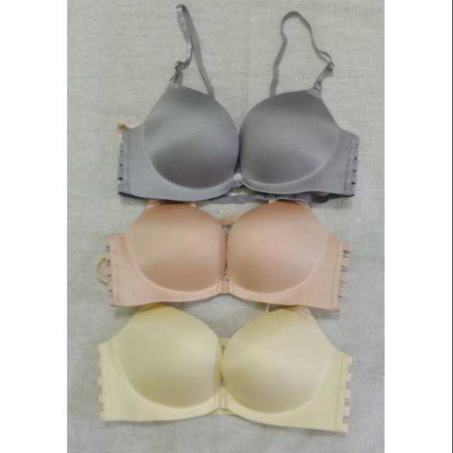 Open Front Bra with transparent back straps | Shopee Malaysia