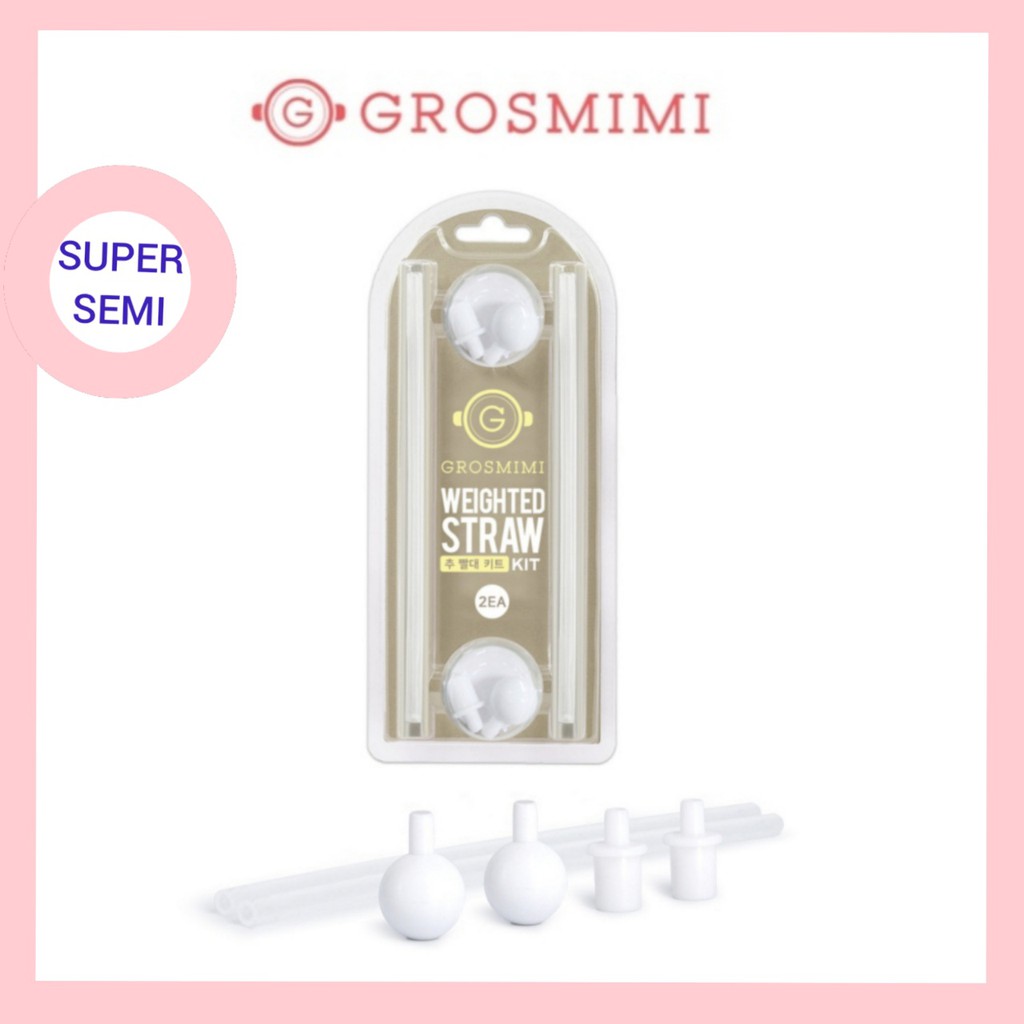 Grosmimi Replacement Weighted Straw Kit (Twin pack) | Shopee Malaysia