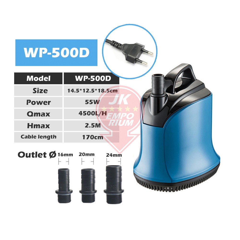Sobo Submersible Water Pump Low Water Level WP 100D 200D 300D 500D 600D ...