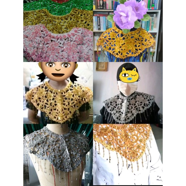 BOLERO CAPE TARIAN MELAYU DANCE DANCING ADAT TUTUP DADA TRADISIONAL ...