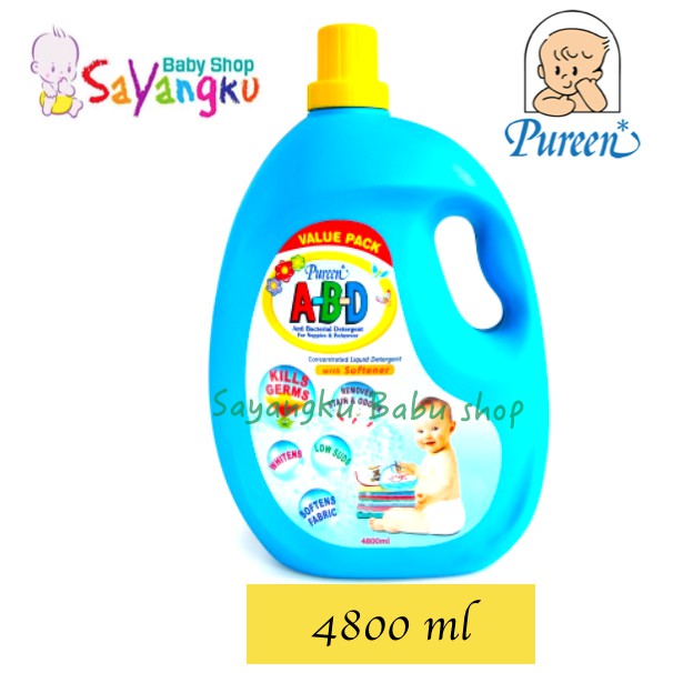 Pureen ABD Liquid Detergent - 4800ml | Shopee Malaysia
