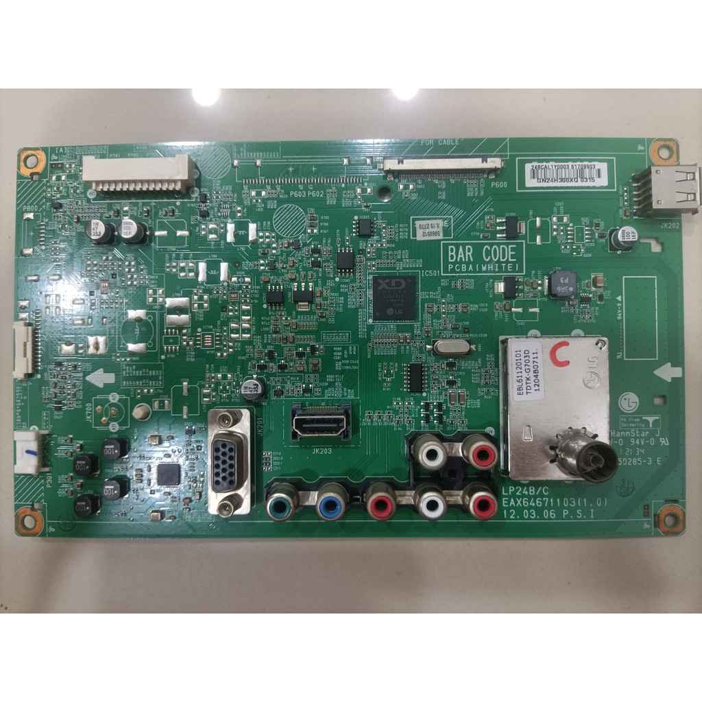 LG LED TV 42LS3110 Power Board EL96 2632H 450V EAX64604501 Main Board ...