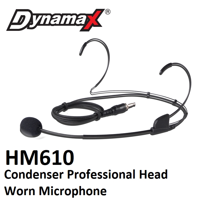 DYNAMAX HM610 Condenser Professional Head Worn Microphone | Shopee Malaysia