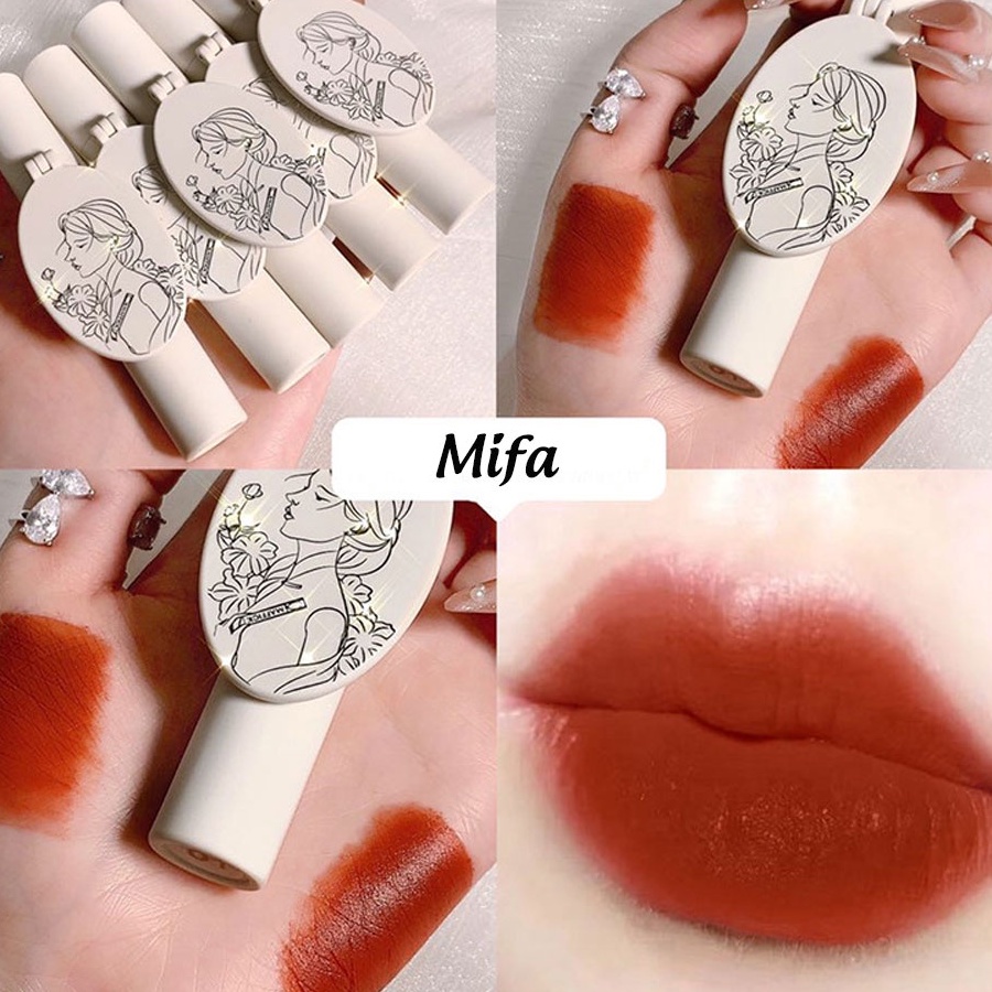 Maffick Cream Lipstick with mirror, medium domestic lipstick with cute ...