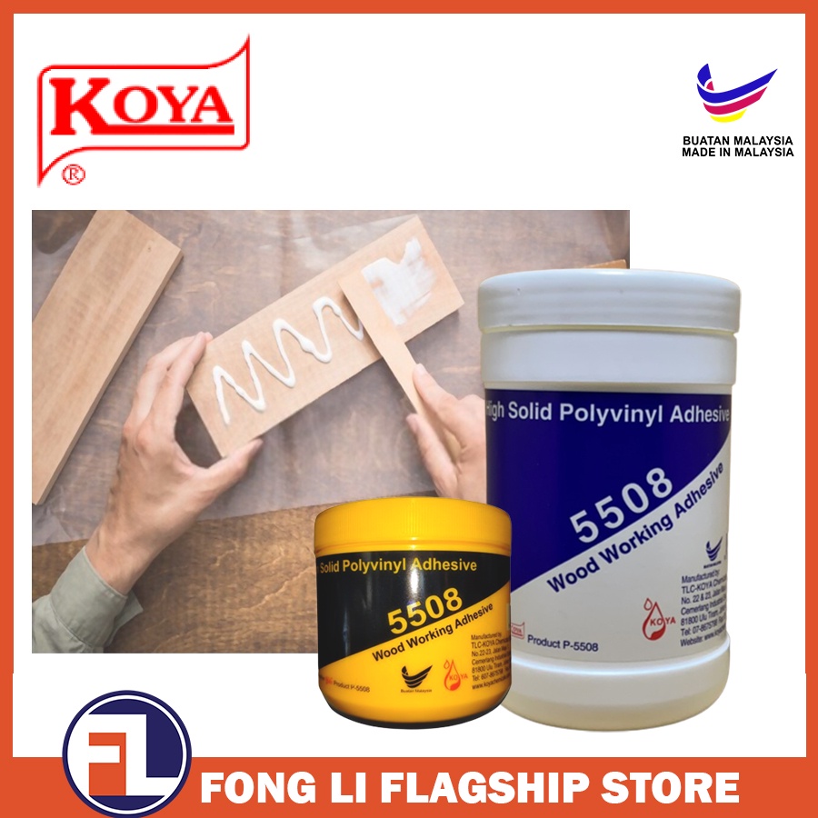 KOYA P-5508 P5508 PVA Glue / Wood Working Adhesive / Wood Glue 0.5kg ...