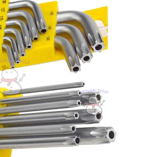 STANLEY 9PCS TORX KEY SET T10 - T50 Heavy Duty 92625 92-625 STAR ALLEN ...