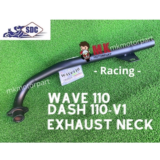 ( RACING ) Honda WAVE110 - DASH110 v1 Exhaust Neck , Wave Dash Front ...