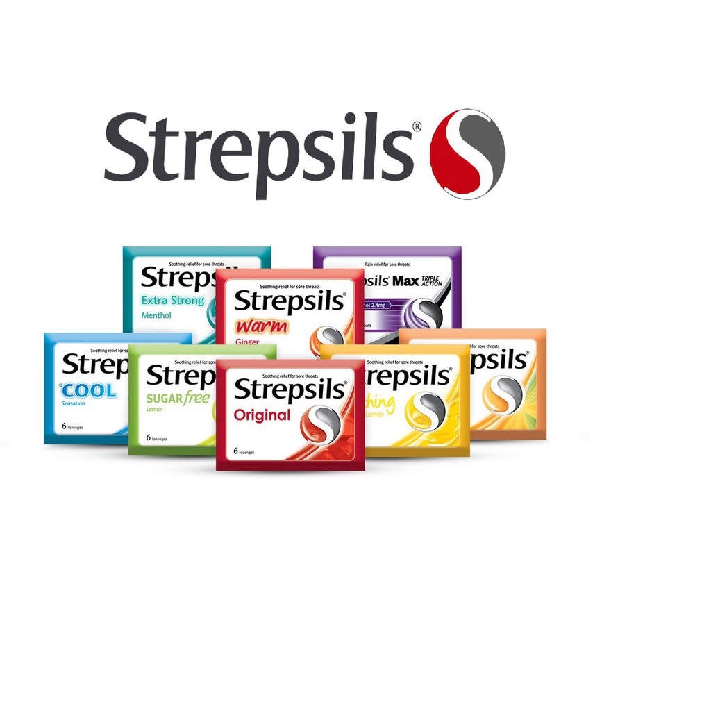 Strepsil Sore Throat Lozenges Original,Vitamin C,Honey Lemon Soothing ...