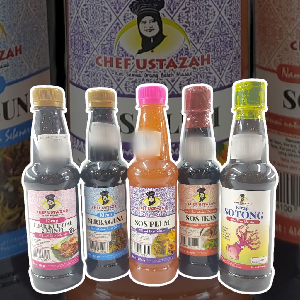 (READYSTOCK) SOS/KICAP CHEF USTAZAH/SOS IKAN/KICAP SOTONG/SOS SERBAGUNA ...