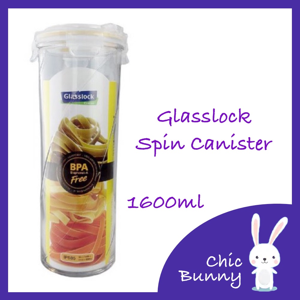 Glasslock Spin Canister (1600ml) | Shopee Malaysia