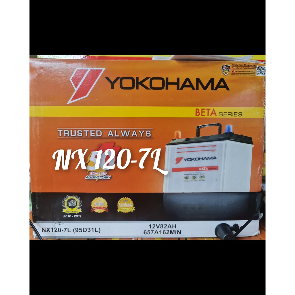 YOKOHAMA N100 N120 N150 N200 NX120-7R NX120-7L N70Z N70ZL 95D31L/R ...