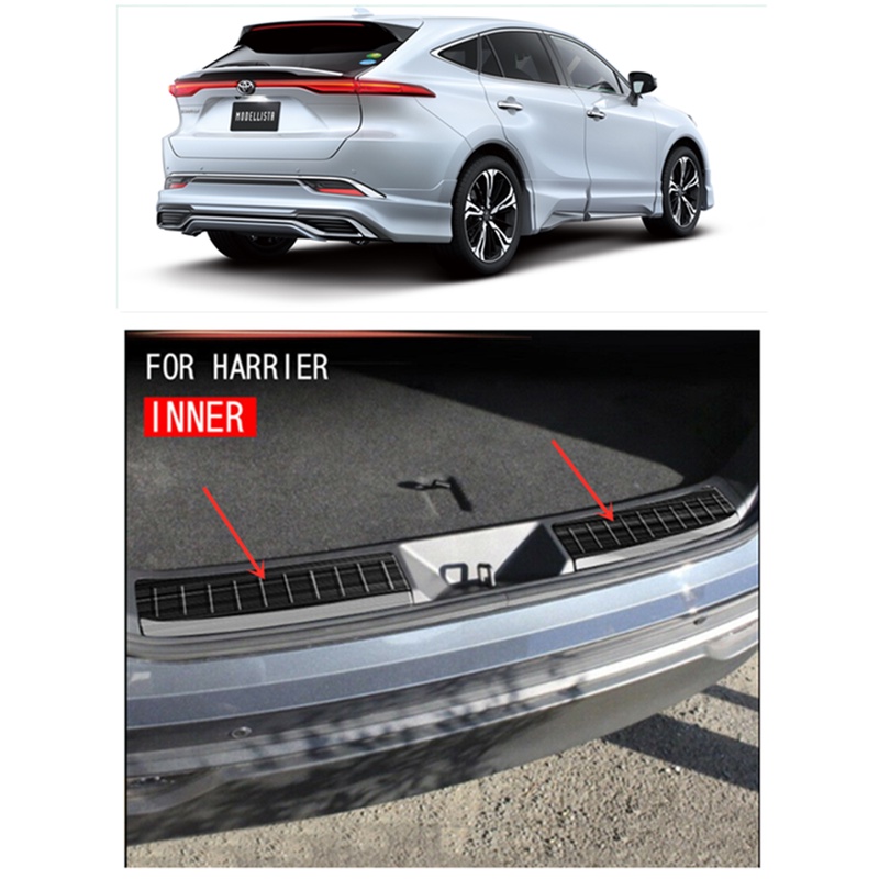 Toyota Harrier XU80 2020 INNER Rear Bumper Guard Trunk Protector ...