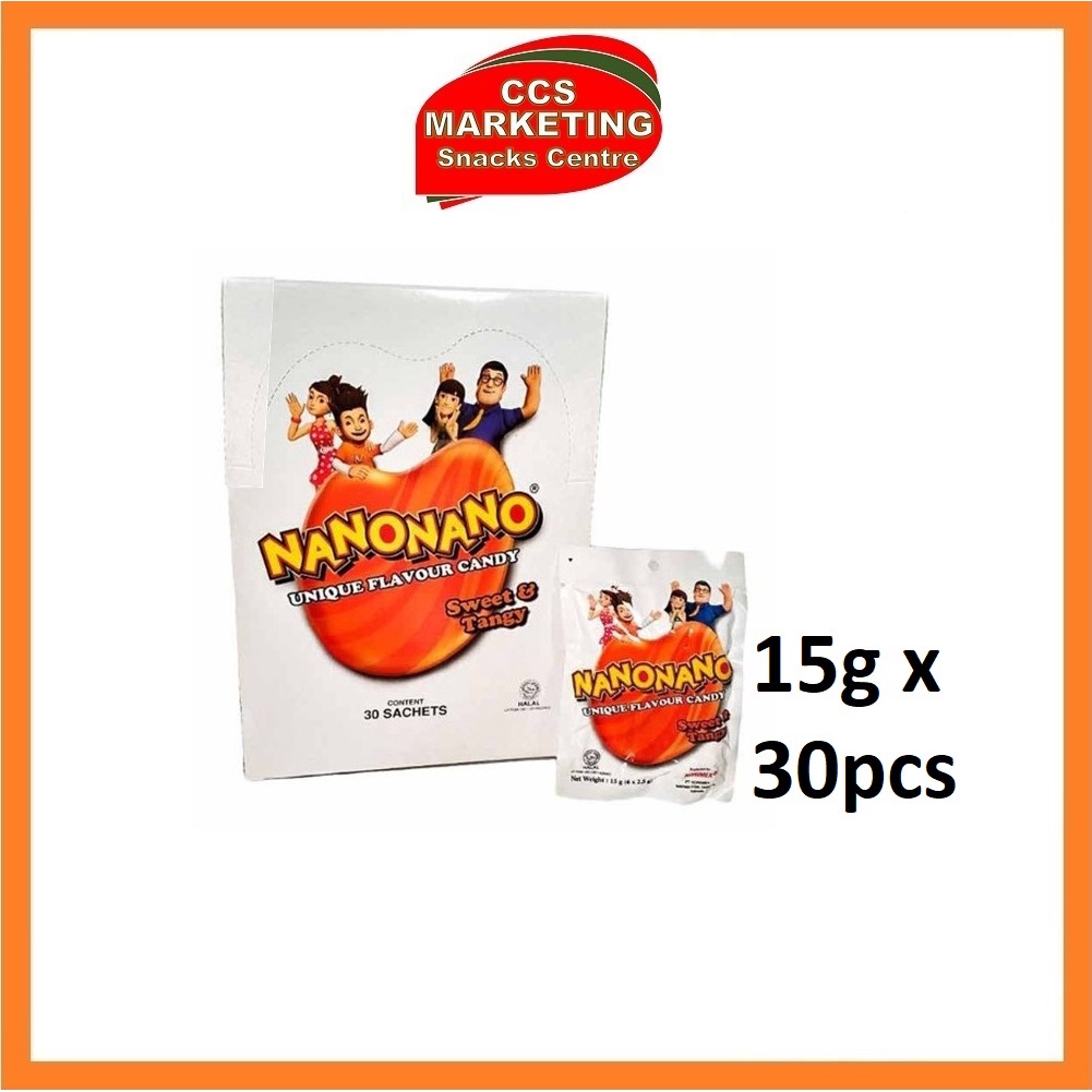 CCS Nano Nano Unique Flavour Candy Sweet & Tangy ( 15g x 30pcs ...