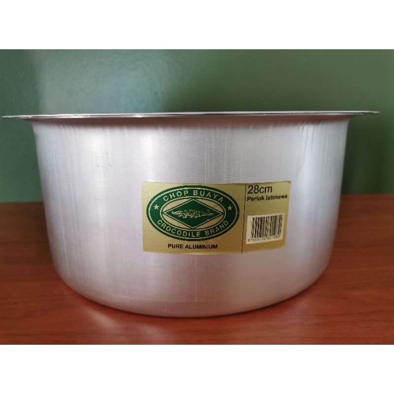 Periuk Aluminium CAP BUAYA / Periuk Cap BUAYA Tebal / Aluminium Pot ...