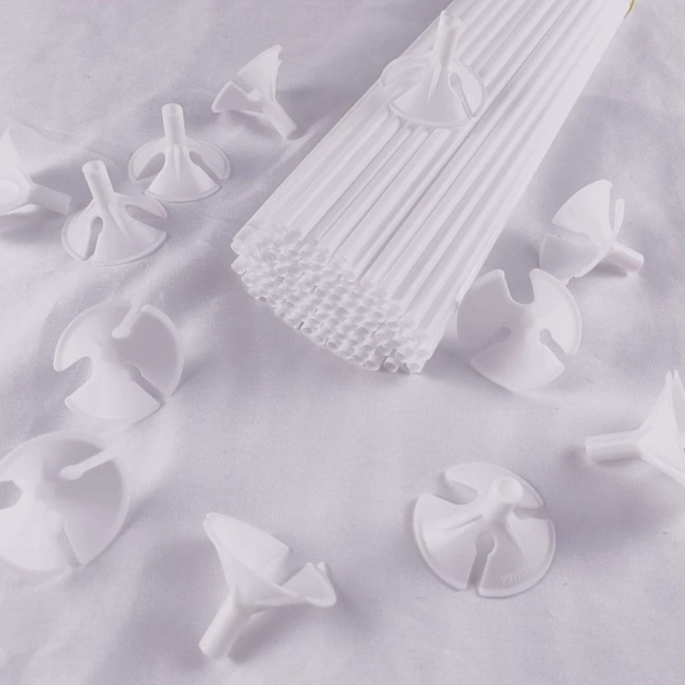 Balloon Accessories / Balloon Stick 35cm/45cm/ Batang Belon Transparent ...