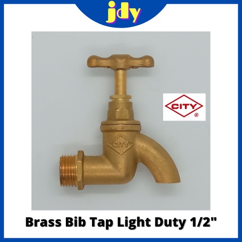 City Brass Bib Tap Light Duty Heavy Duty Loose Key 1/2" | Shopee Malaysia