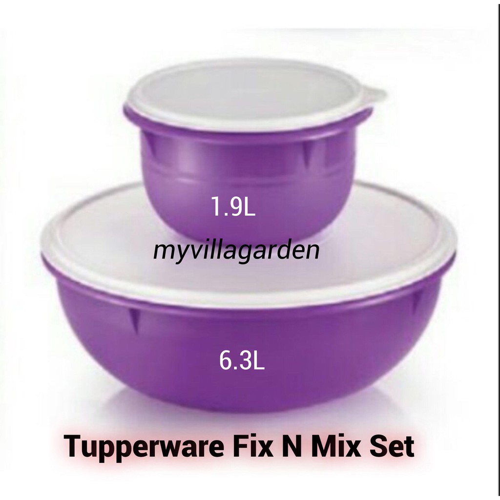 Tupperware Fix N Mix set ( 1.9L + 6.3L ) | Shopee Malaysia