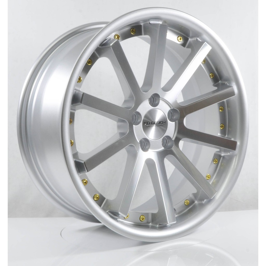 KD DESIGN 17 inch 5X100 CAR SPORT RIMS CHEAP WHEELS SILVER MACHINE FACE ...