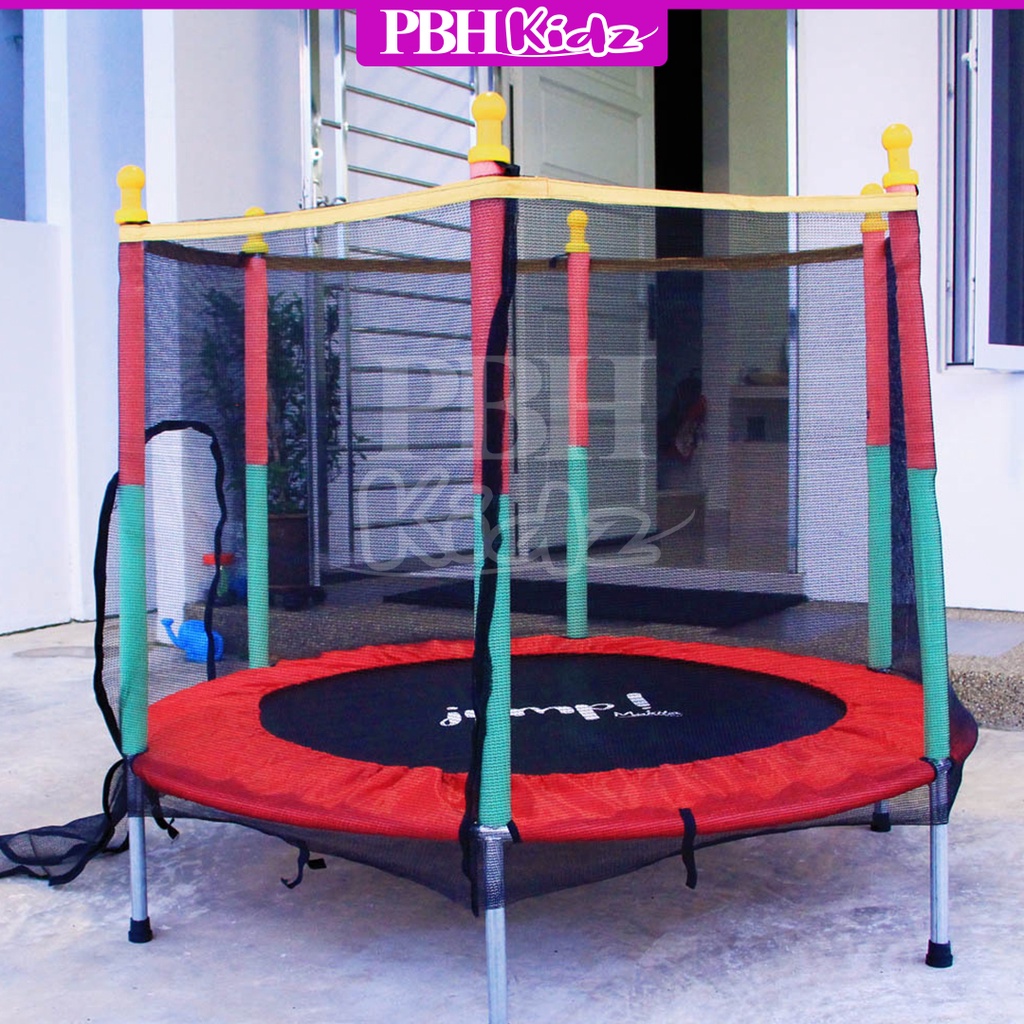 Kids Trampoline 55inch 140cm for Indoor Outdoor Jumper Children Bouncer ...