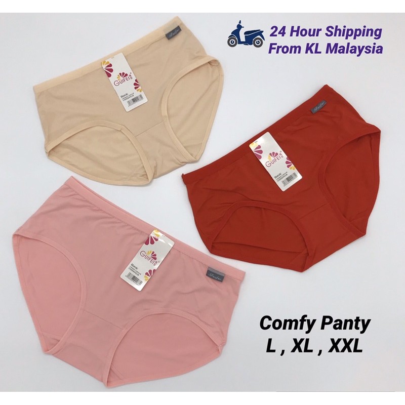 3pcs Comfy Panty L Xl Xxl Ready Stock Kl Malaysia 009 Shopee Malaysia