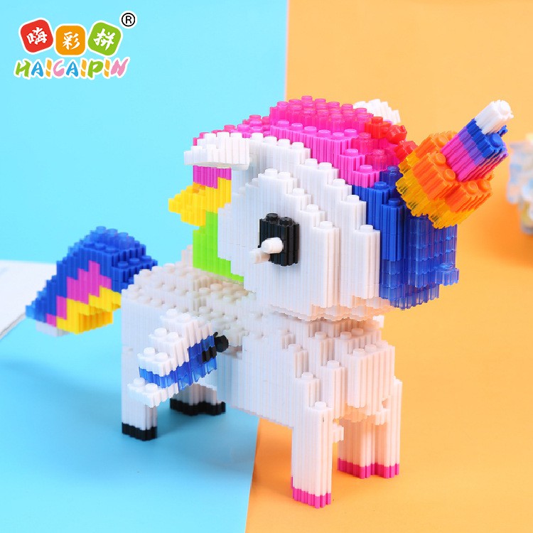 White Pony 2020pcs - Assemble Nanoblocks Puzzle cartoon Characters - 1 ...