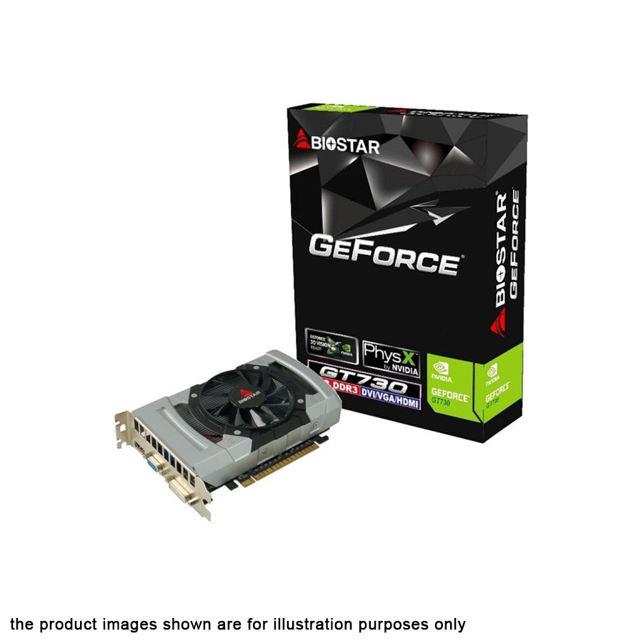 BIOSTAR VN7303THX1 nVIDIA GeForce GTX730 2GB DDR3 128bit HDMI DVI VGA ...