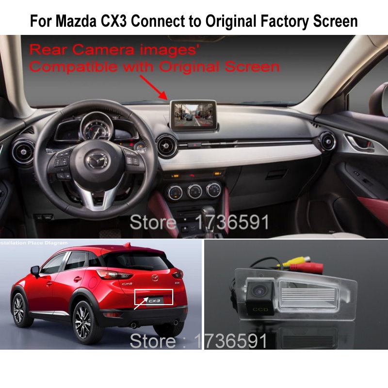For Mazda CX3 CX-3 CX 3 2015 2016 2017 2018 RCA Original Screen ...