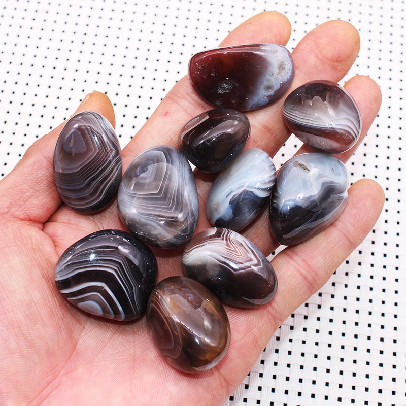 Natural crystal Natural Persian agate stone ore fragments fish tank ...