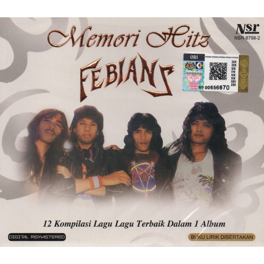 CD Memori Hitz Febians (12 Kompilasi Lagu-Lagu Terbaik Dalam 1 Album ...