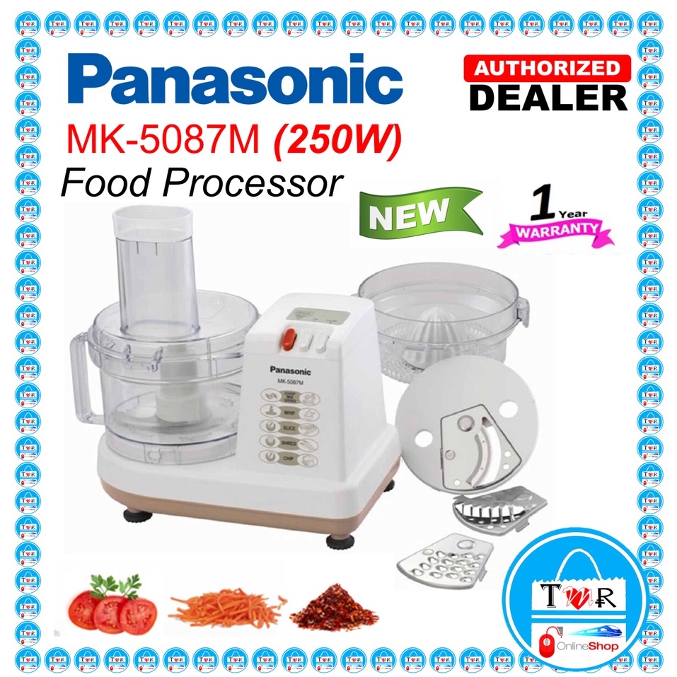 Panasonic Food Processor MK-5087M (250W) / MK-F310WSK / MK-F510KSK ...