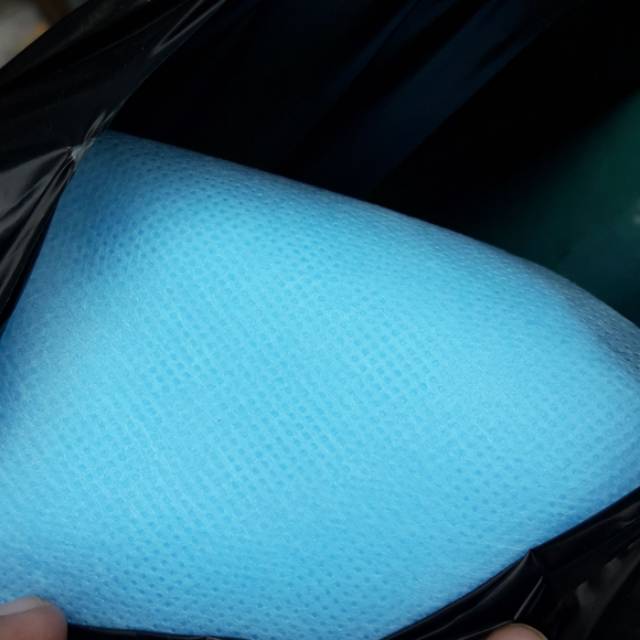 Spunbon Fabric 50gsm Light Blue Meter Mask Material (Neat Cut And Almer ...