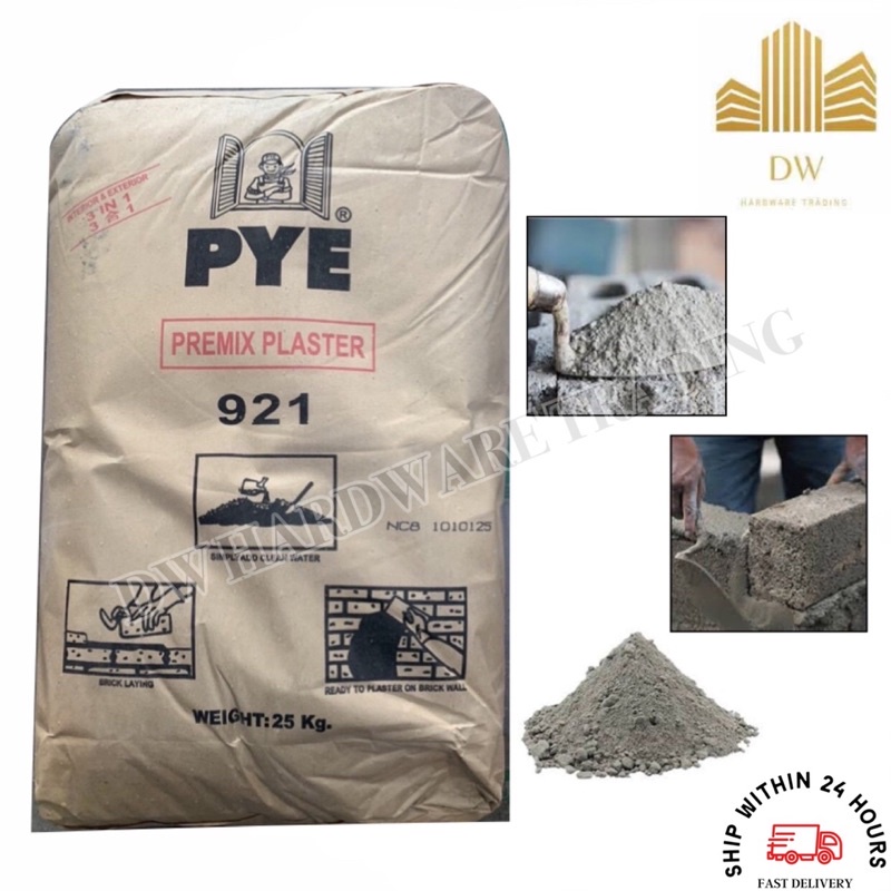 🔥Ready Stock🔥PYE Premix Plaster 921 (25kg) | Shopee Malaysia