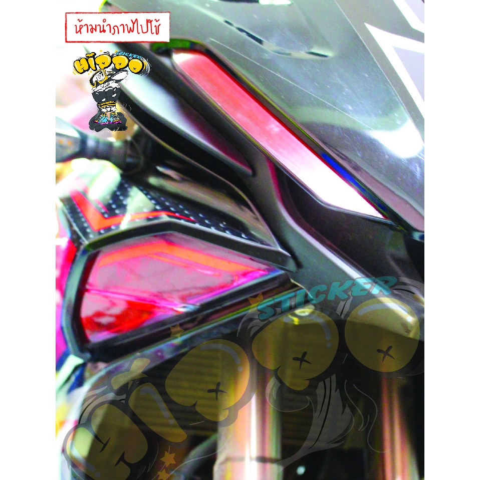 Demon GR200R Red Headlight Sticker GR200R | Shopee Malaysia