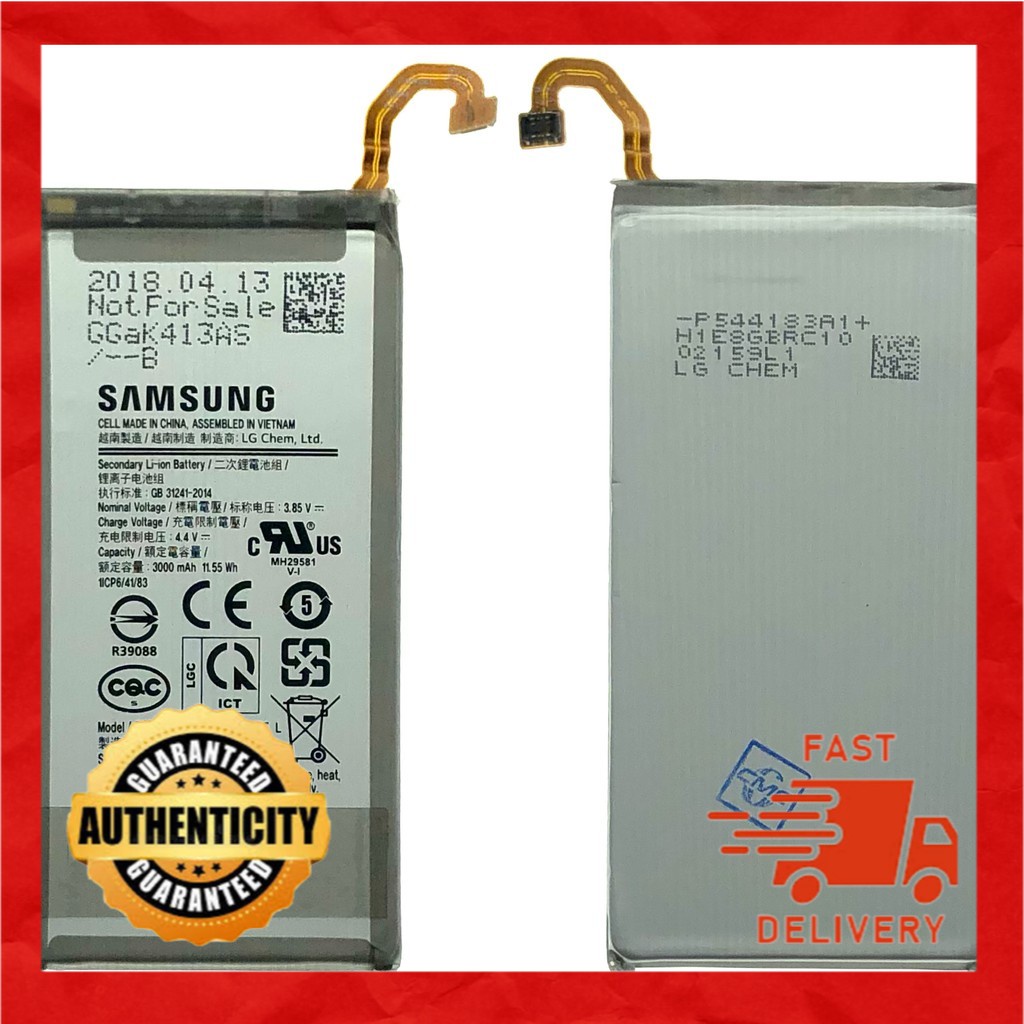 SAMSUNG A8-2018 A530 EB-BA530ABE ORIGINAL BATTERY | Shopee Malaysia