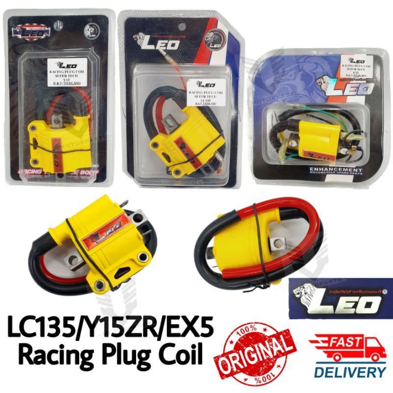 LEO RACING Y15ZR/EX5/LC135 PLUG COIL SUPER TECH Y15ZR/EX5/LC135 ...